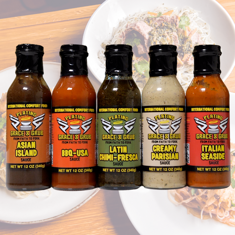 Plating Grace and Grub Signature Sauces – The Table Foundation